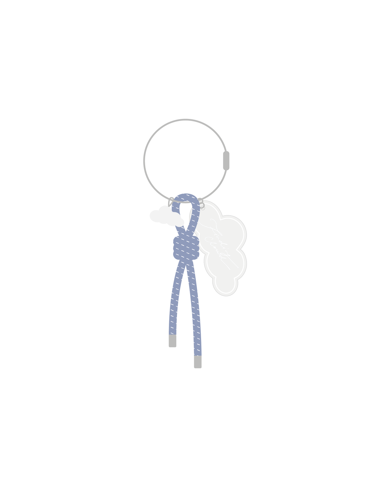 Finding Cloud Keychain Charm Set – The Artroom